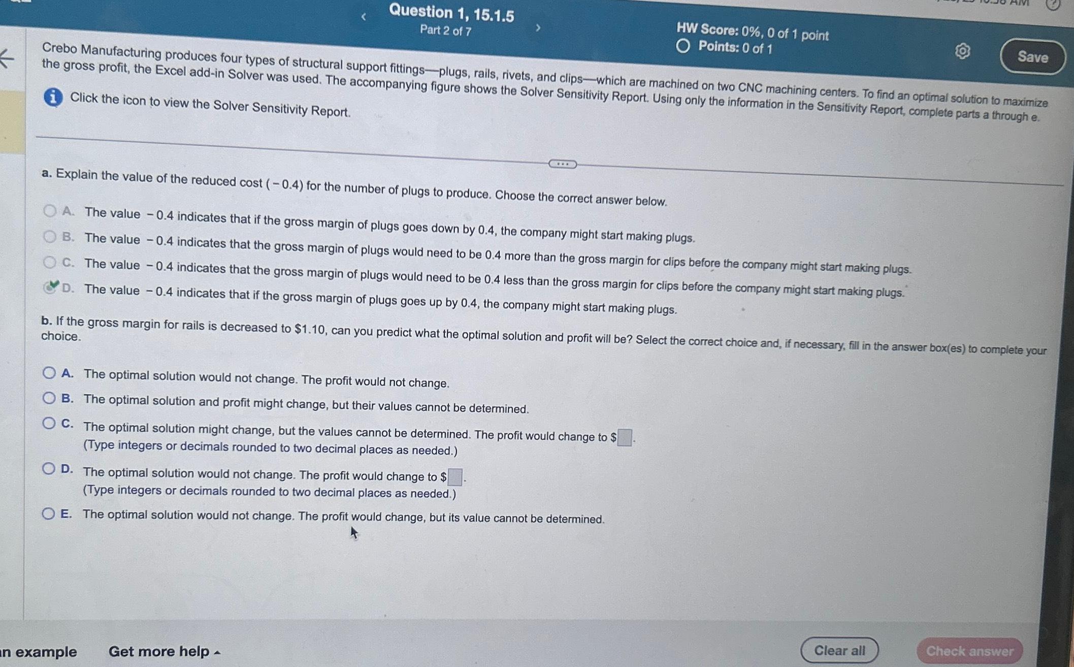 Solved Question 1, 15.1.5HW Score: 0%,0 ﻿of 1 ﻿pointPart 2 | Chegg.com