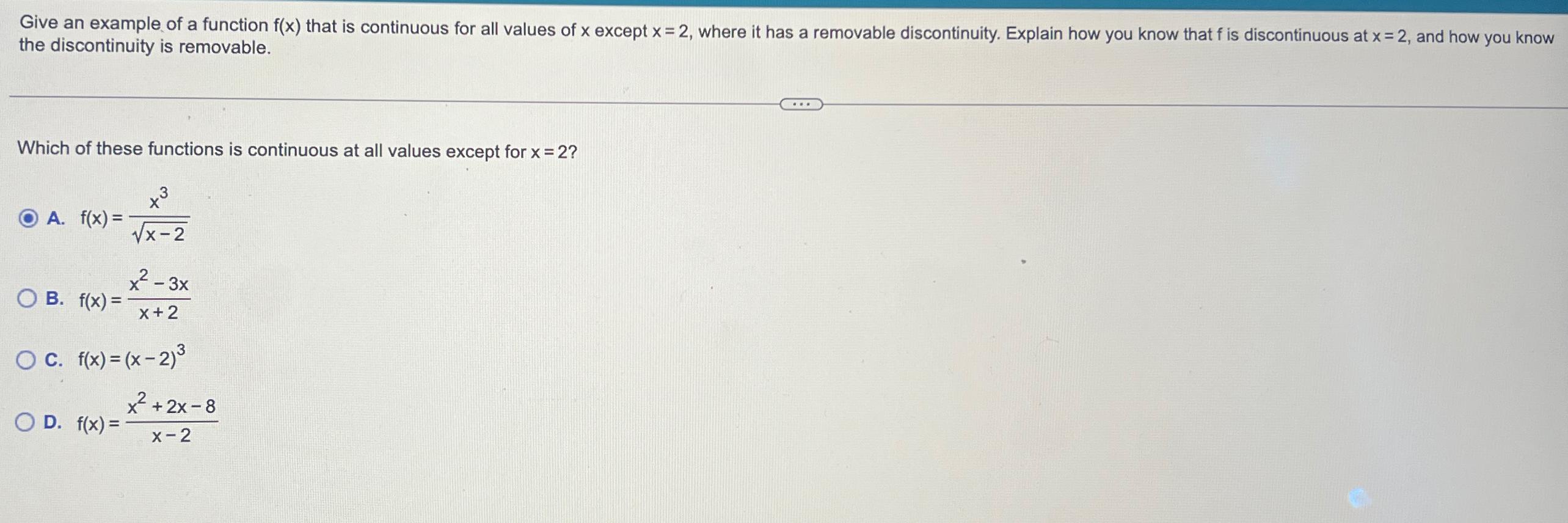 Solved Give an example of a function f(x) ﻿that is | Chegg.com