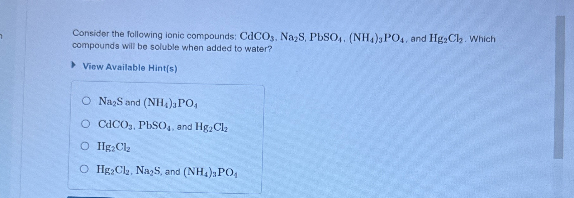 High Quality SOLUTION Consider the following ionic compounds: | Chegg.com