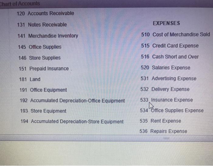 Solved Entries for note collected by bank Chart of Accounts | Chegg.com