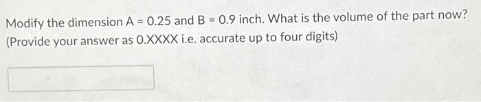 Solved Create a part by extruding the sketch below by a | Chegg.com