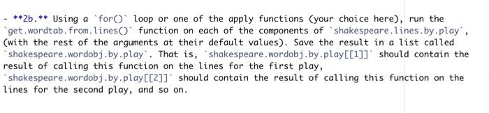**20.** Define a function 'get.wordtab.from.lines to | Chegg.com