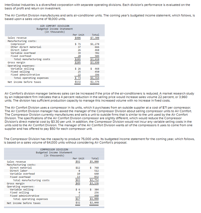 Solved Required: 1-a. ﻿Calculate the increase/decrease in | Chegg.com