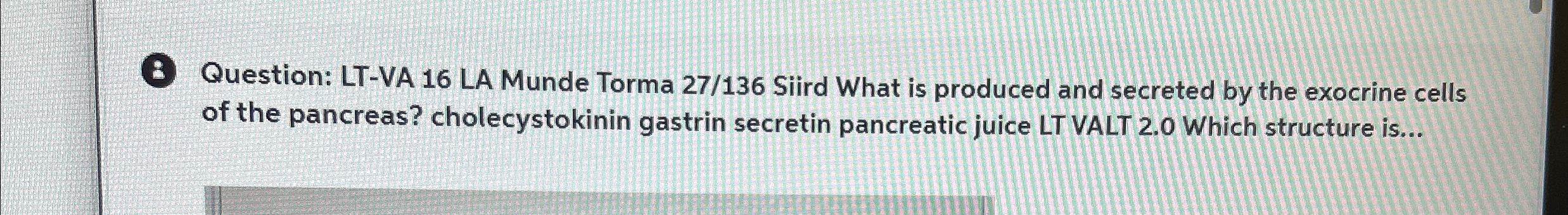 Solved 3 ﻿Question: LT-VA 16 ﻿LA Munde Torma 27/136 ﻿Siird | Chegg.com
