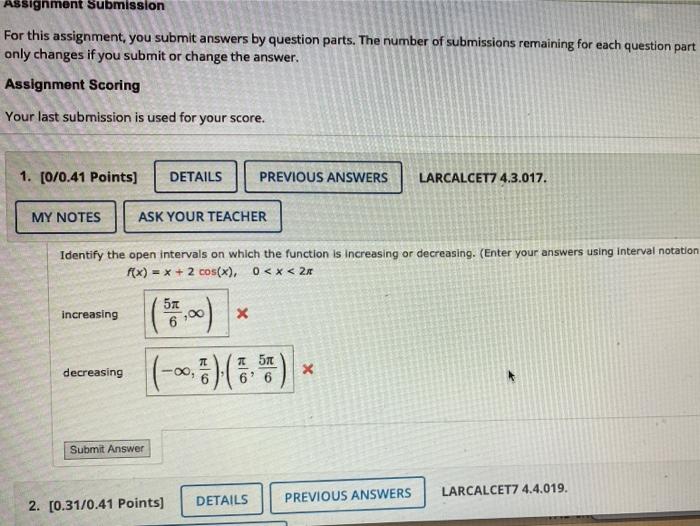 Solved ignment Submission For this assignment, you submit | Chegg.com