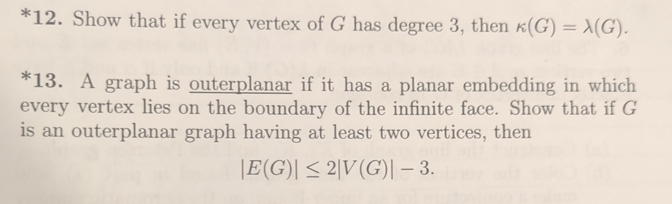 Solved prove 12 ﻿and 13 ﻿please. *12. ﻿Show that if every | Chegg.com