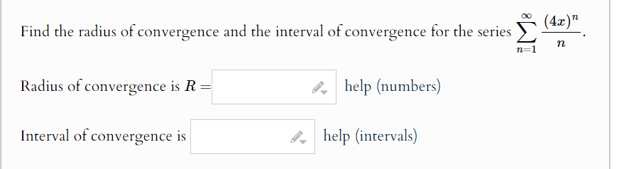 Solved Find the radius of convergence and the interval of | Chegg.com