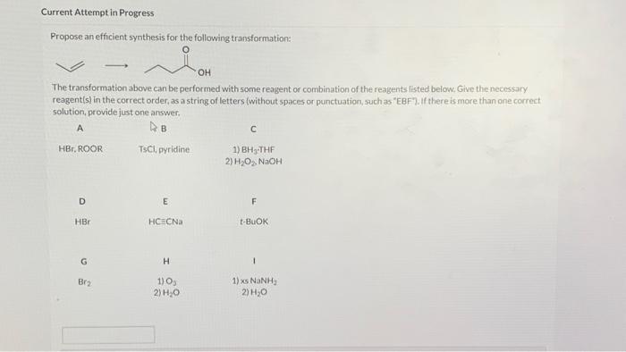Solved Current Attempt in Progress Propose an efficient | Chegg.com