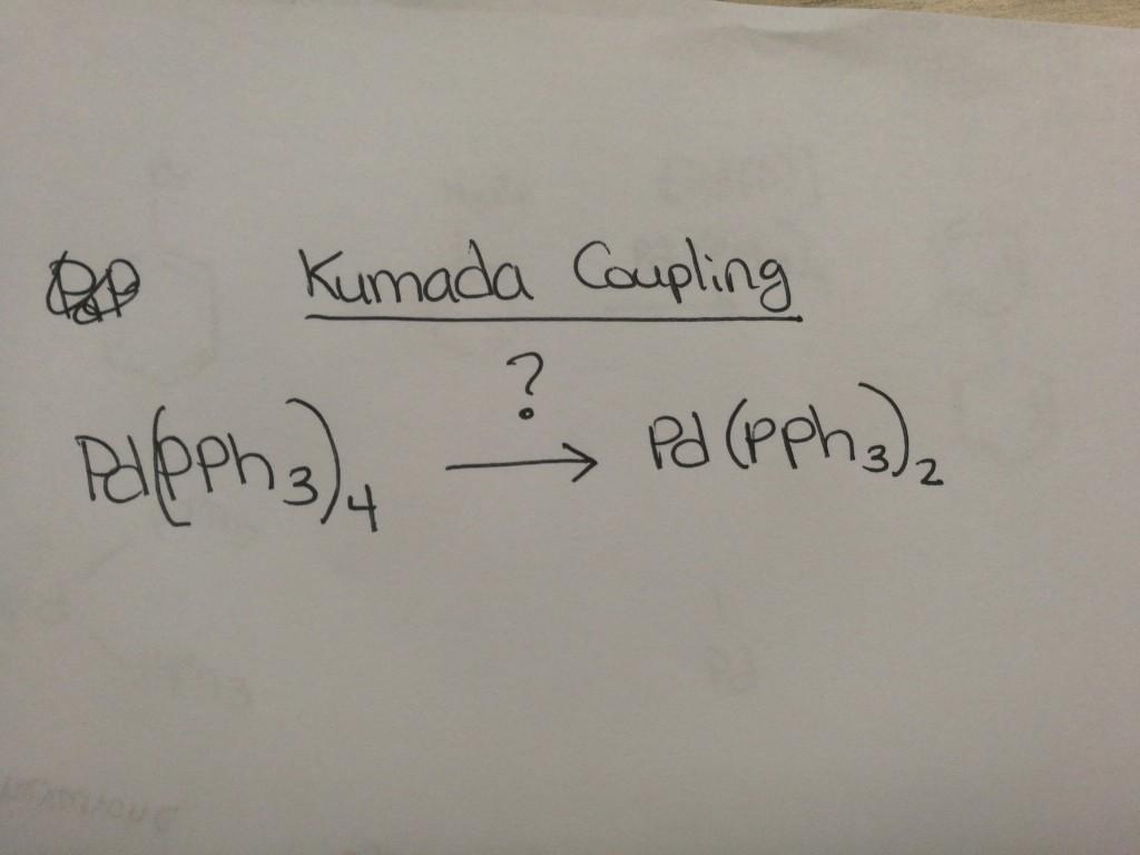 Solved Trying to show the mechanism for Kumada coupling | Chegg.com