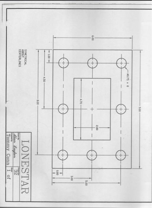 Solved Redraw the given object, including the dimensions. | Chegg.com