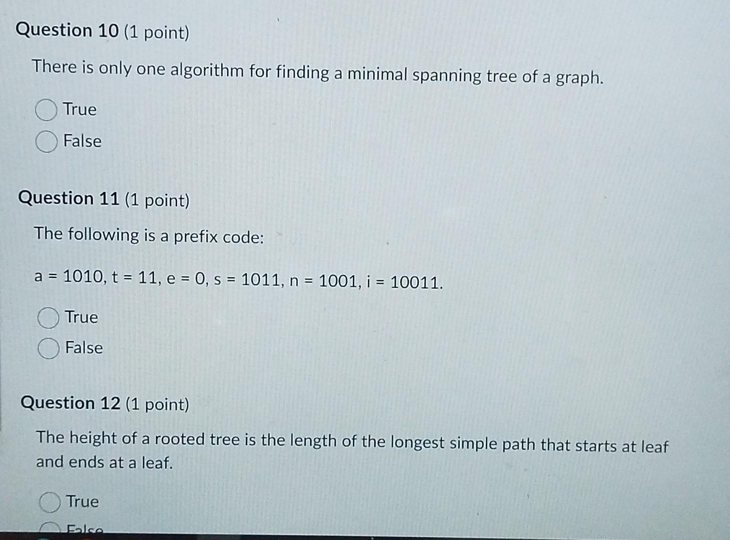 Solved There is only one algorithm for finding a minimal | Chegg.com