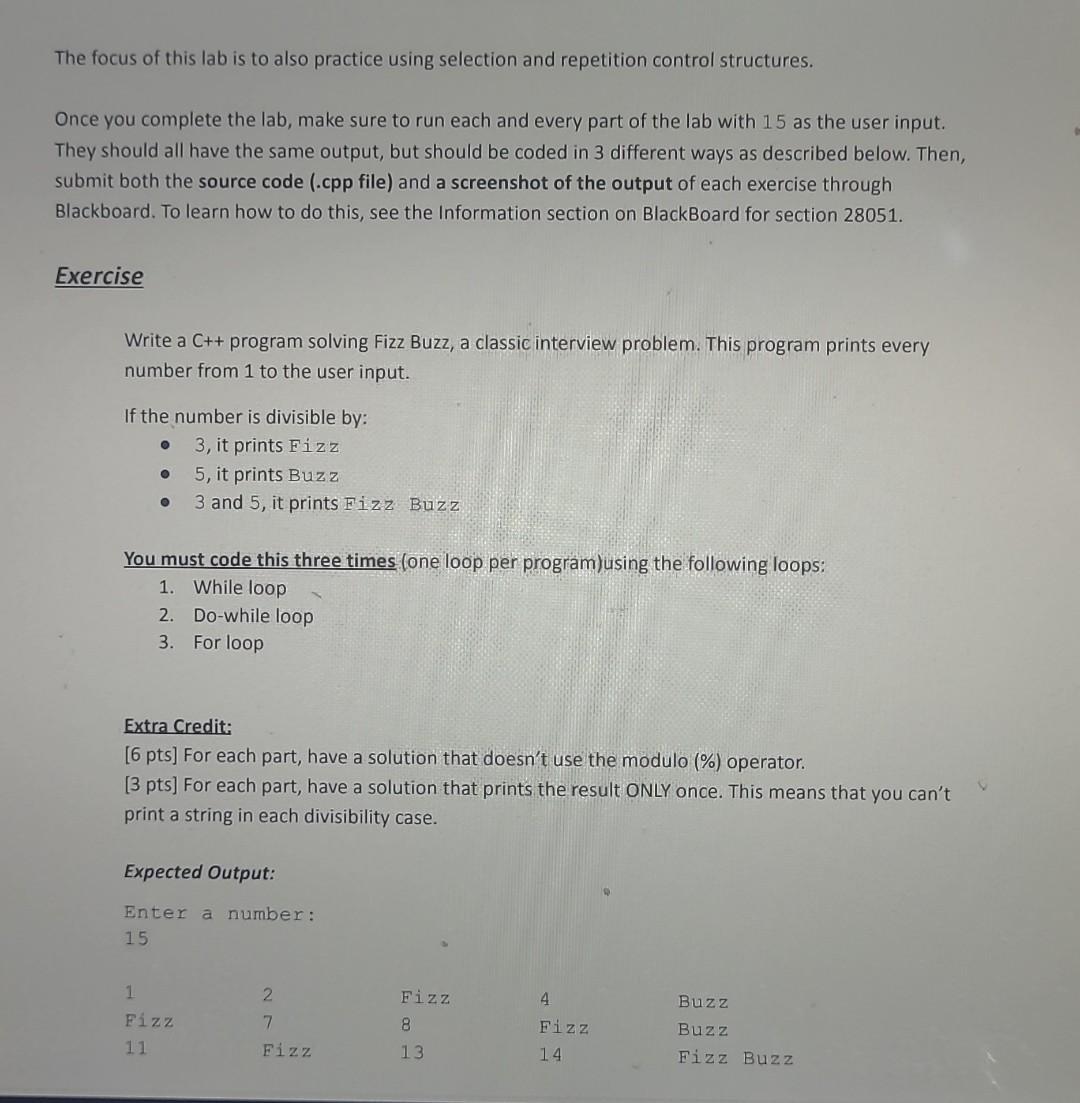 Solved The focus of this lab is to also practice using | Chegg.com