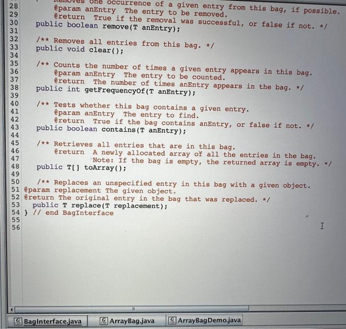 Solved Problem Description: Implement a method replace for | Chegg.com