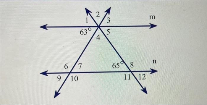 Solved find all the angles | Chegg.com