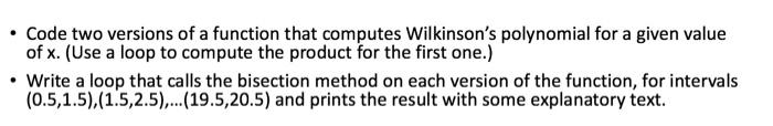Solved • Code two versions of a function that computes | Chegg.com