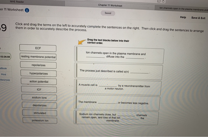 Solved MHE Reader Chapter 11 Worksheet er 11 Worksheet lon | Chegg.com