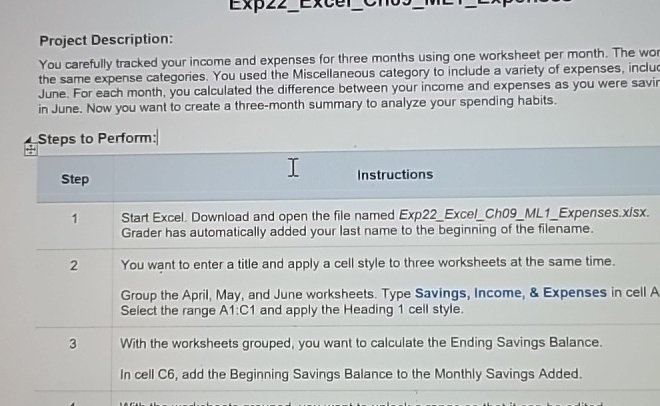 Solved Project Description:You carefully tracked your income | Chegg.com