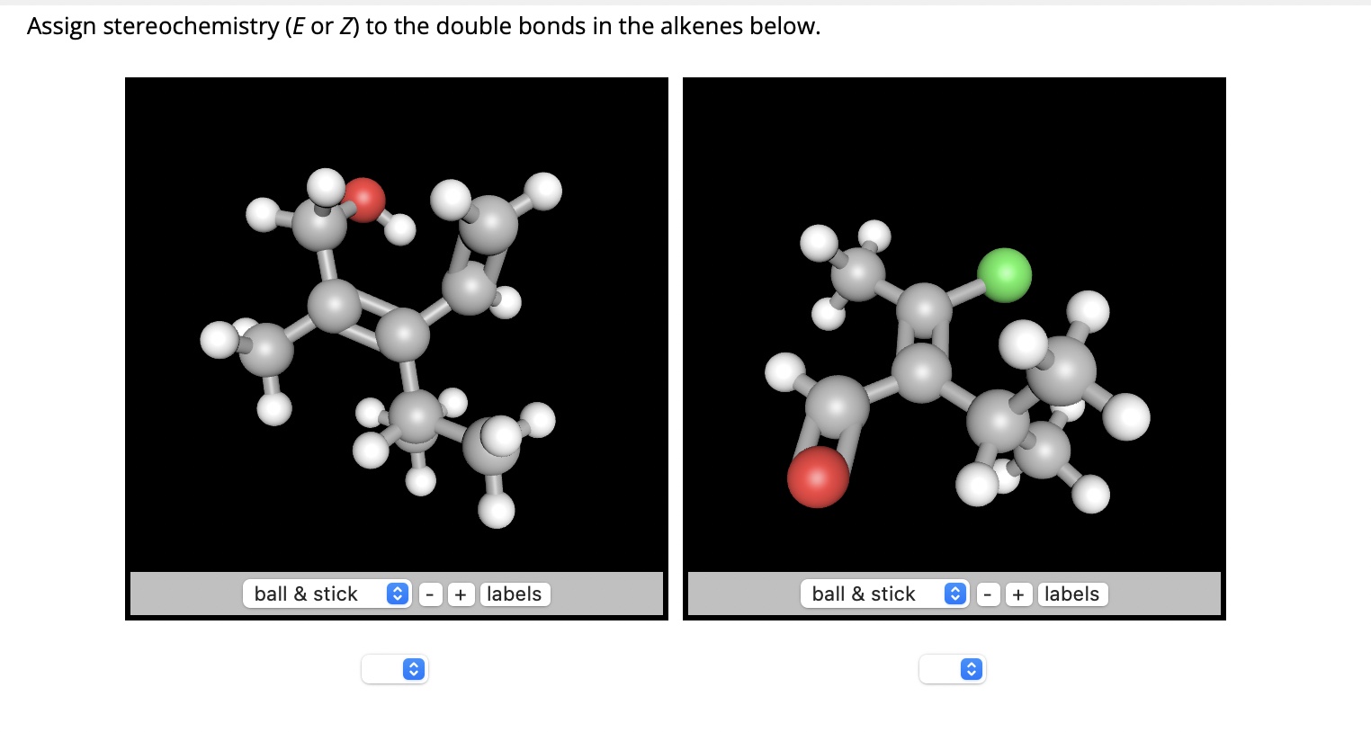 Solved Assign stereochemistry ( E ﻿or Z ) ﻿to the double | Chegg.com