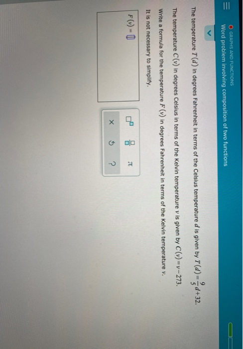 Solved O GRAPHS AND FUNCTIONS Word problem involving | Chegg.com
