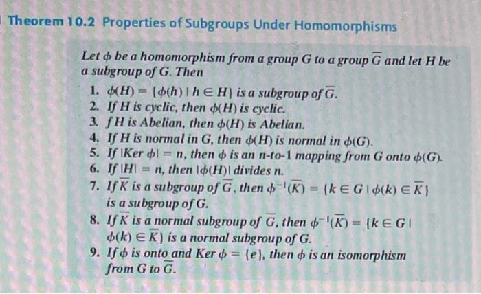 Solved Now compare and contrast the statements in Theorem | Chegg.com