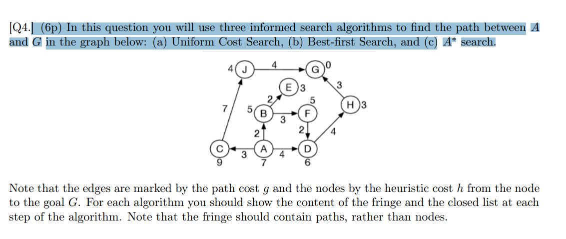 Solved Q2. (3p) ﻿Use depth-first search to solve the classic | Chegg.com
