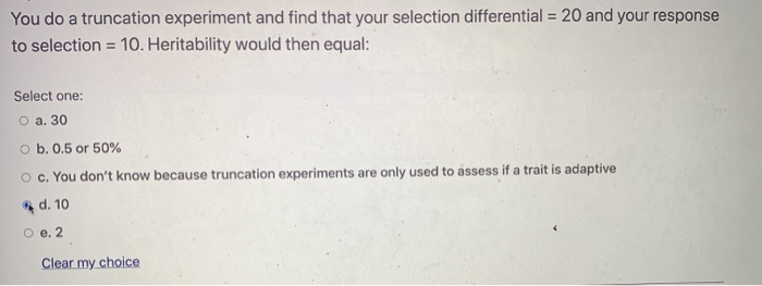 Solved You do a truncation experiment and find that your | Chegg.com