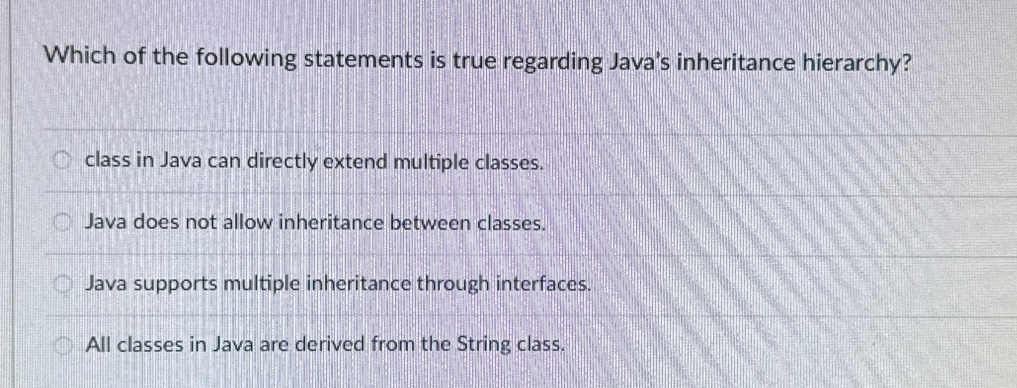 Solved Which of the following statements is true regarding | Chegg.com