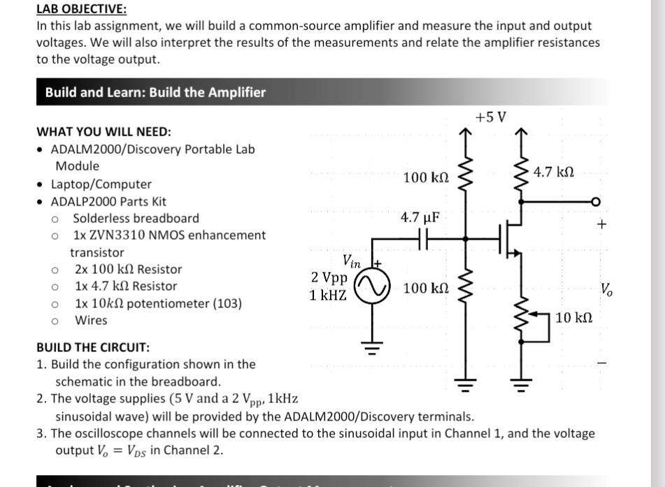Solved LAB OBJECTIVE: In this lab assignment, we will build | Chegg.com