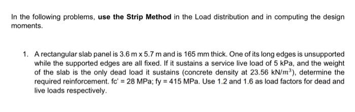 Solved In the following problems, use the Strip Method in | Chegg.com