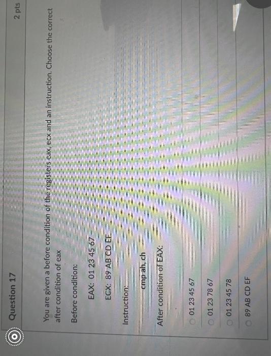 Solved You are given a before condition of the registers | Chegg.com Solved You are given a before condition of the registers | Chegg.com