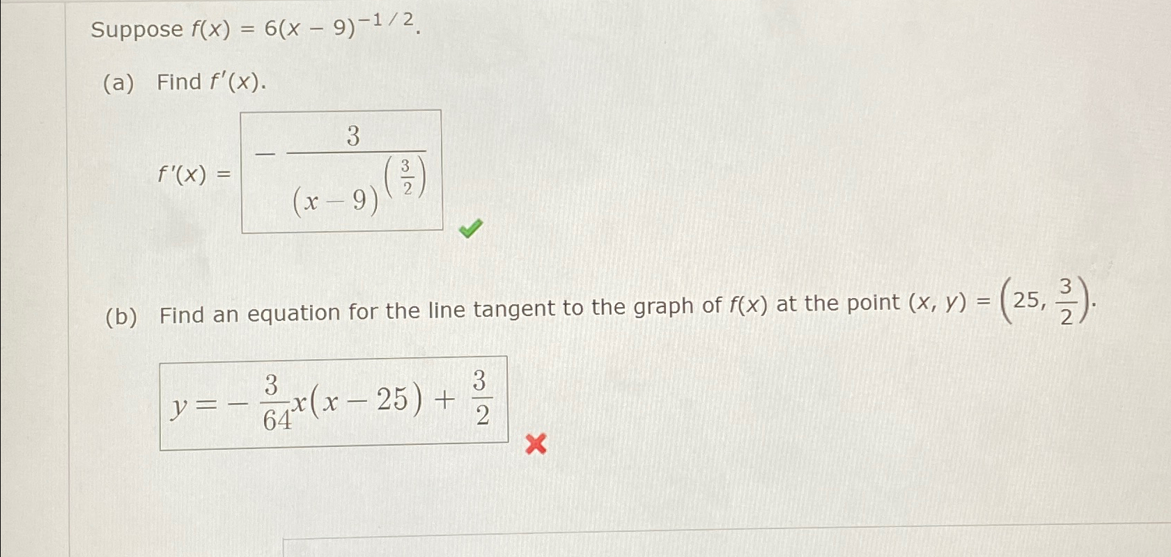 Solved Suppose F X 6 X 9 12 A ﻿find F X F X B ﻿find