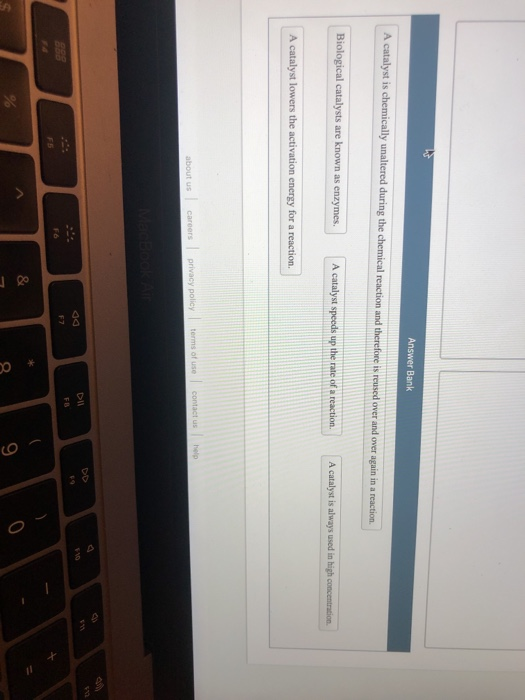 Solved Led Classify each statement about catalysts as true | Chegg.com
