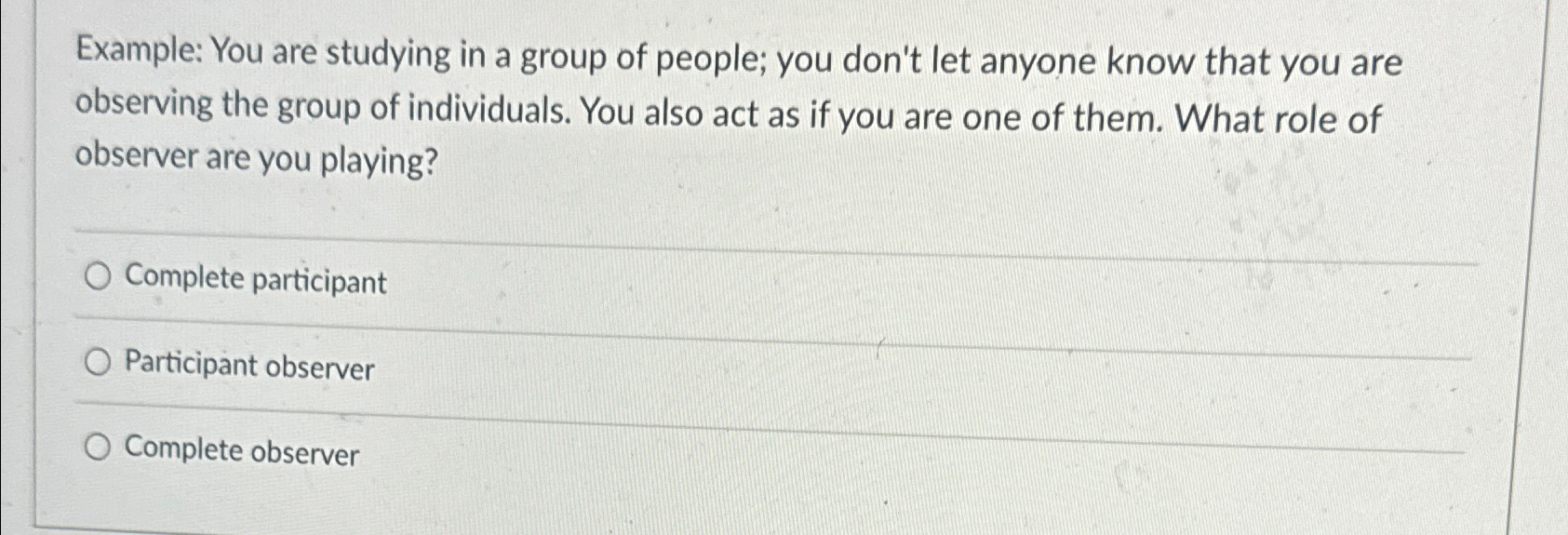 Solved Example: You are studying in a group of people; you | Chegg.com