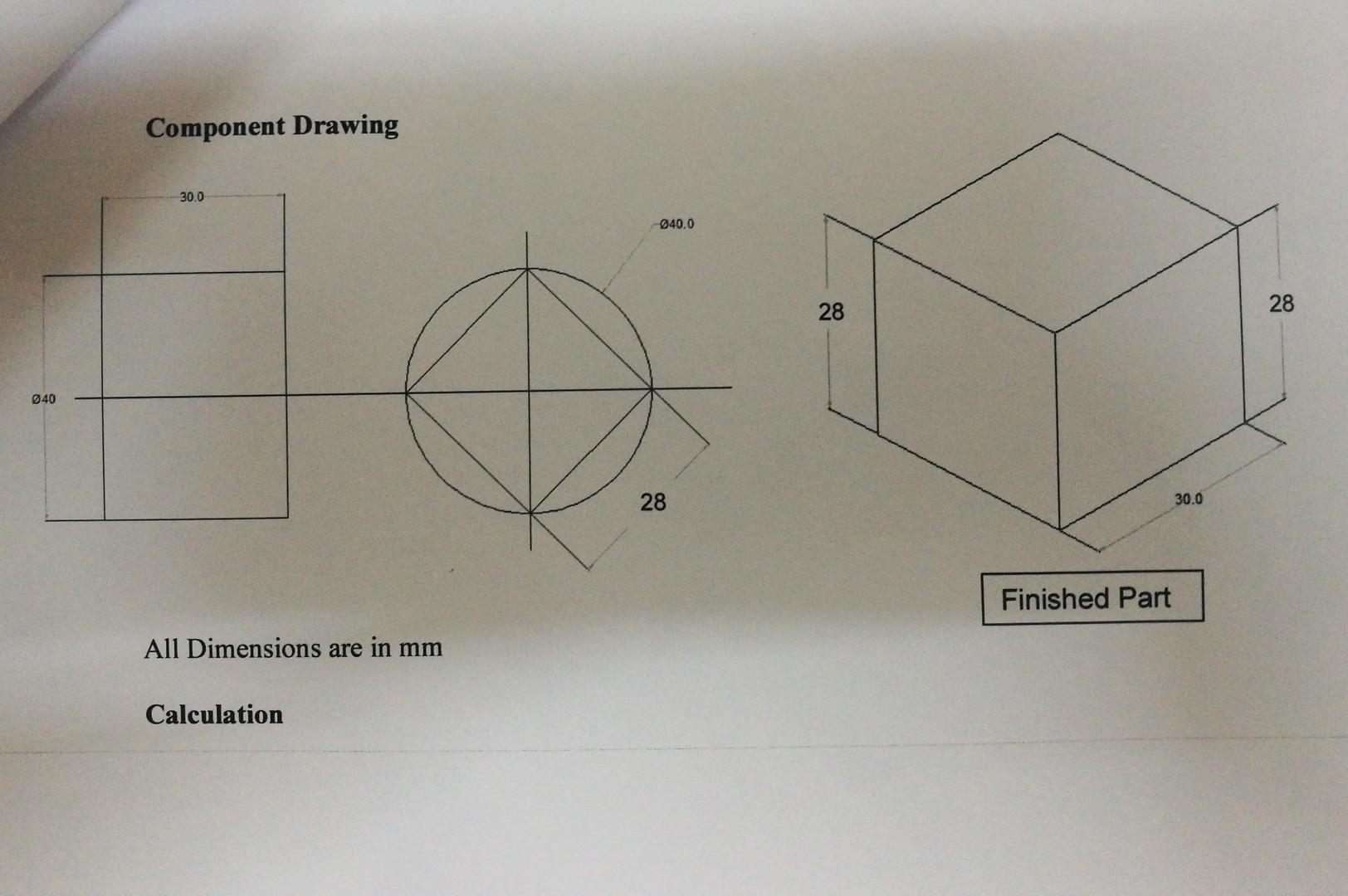 Solved Procedure (A) Calculate the following 1. Cutter speed | Chegg.com