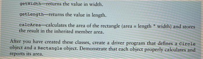 Solved . . 13. Pure Abstract Base Class Project Define a | Chegg.com