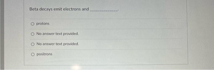 Solved Alpha particles consist of two neutrons and two | Chegg.com
