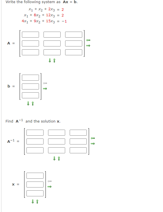 Solved Write the following system as | Chegg.com