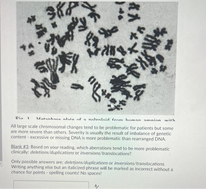A chromosomal microarray can be used to determine | Chegg.com