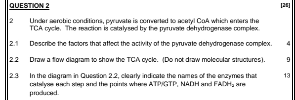 Solved QUESTION 22 ﻿Under aerobic conditions, pyruvate is | Chegg.com