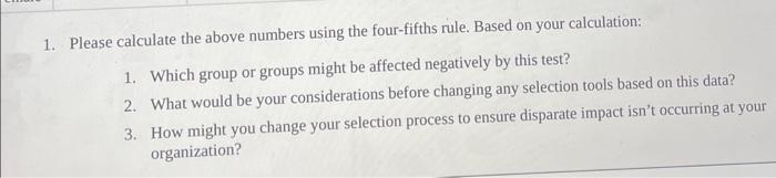 Solved Chapter Case The Four-Fifths Rule The four-fifths | Chegg.com