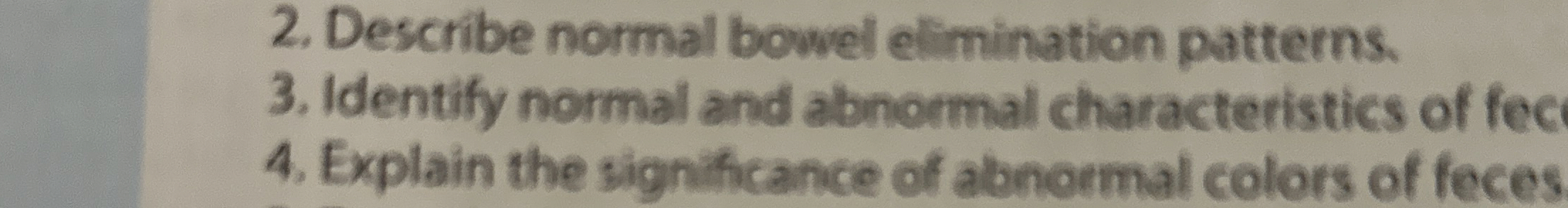 Solved Explain the significance of abnormal colors of feces | Chegg.com
