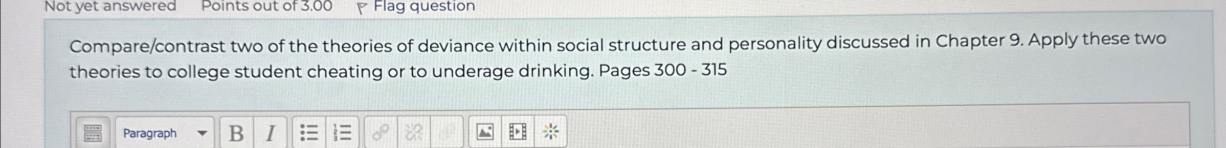 Solved Compare/contrast two of the theories of deviance | Chegg.com