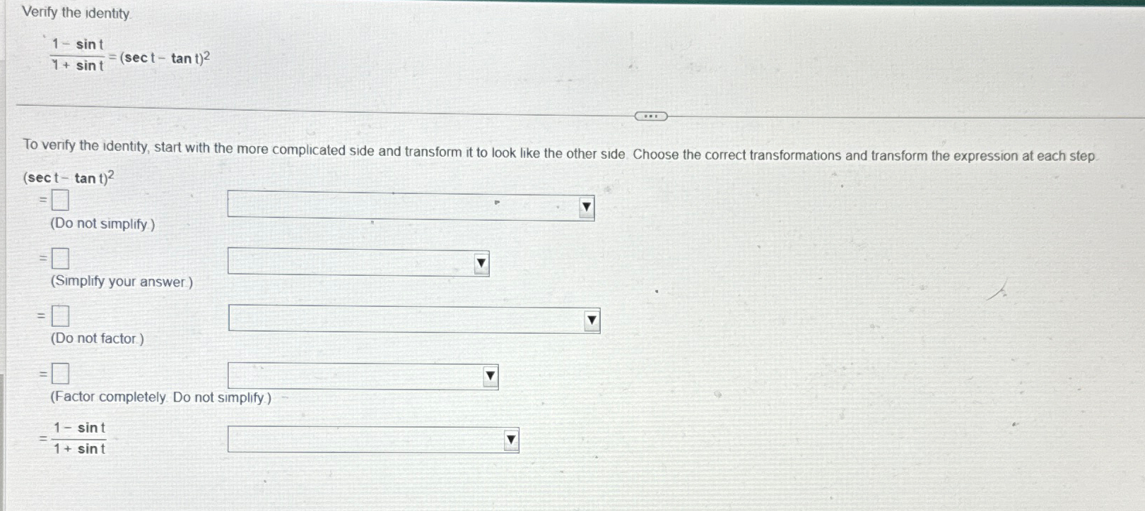 Solved Verify the | Chegg.com