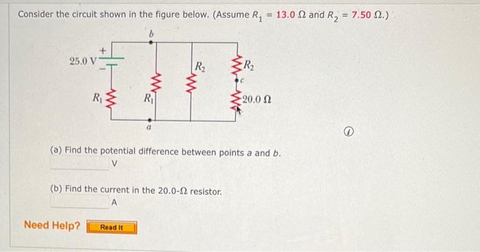 Solved Consider the circuit shown in the figure below. | Chegg.com