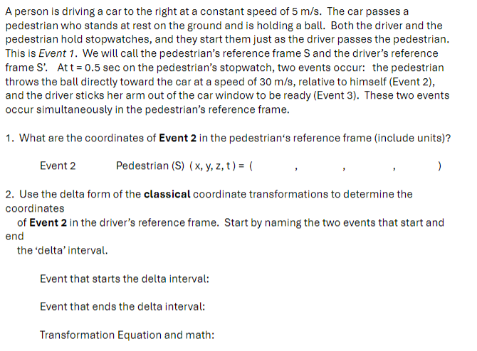 Solved A person is driving a car to the right at a constant | Chegg.com