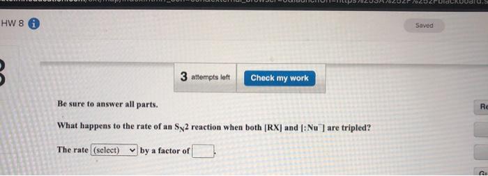 Solved Be sure to answer all parts. Identify the nucleophile | Chegg.com