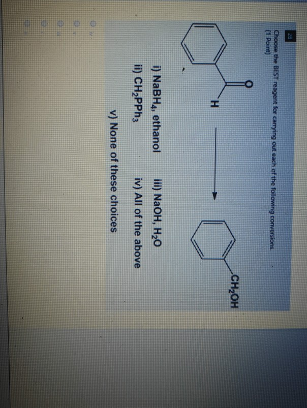 Solved What is the major organic product obtained from the | Chegg.com