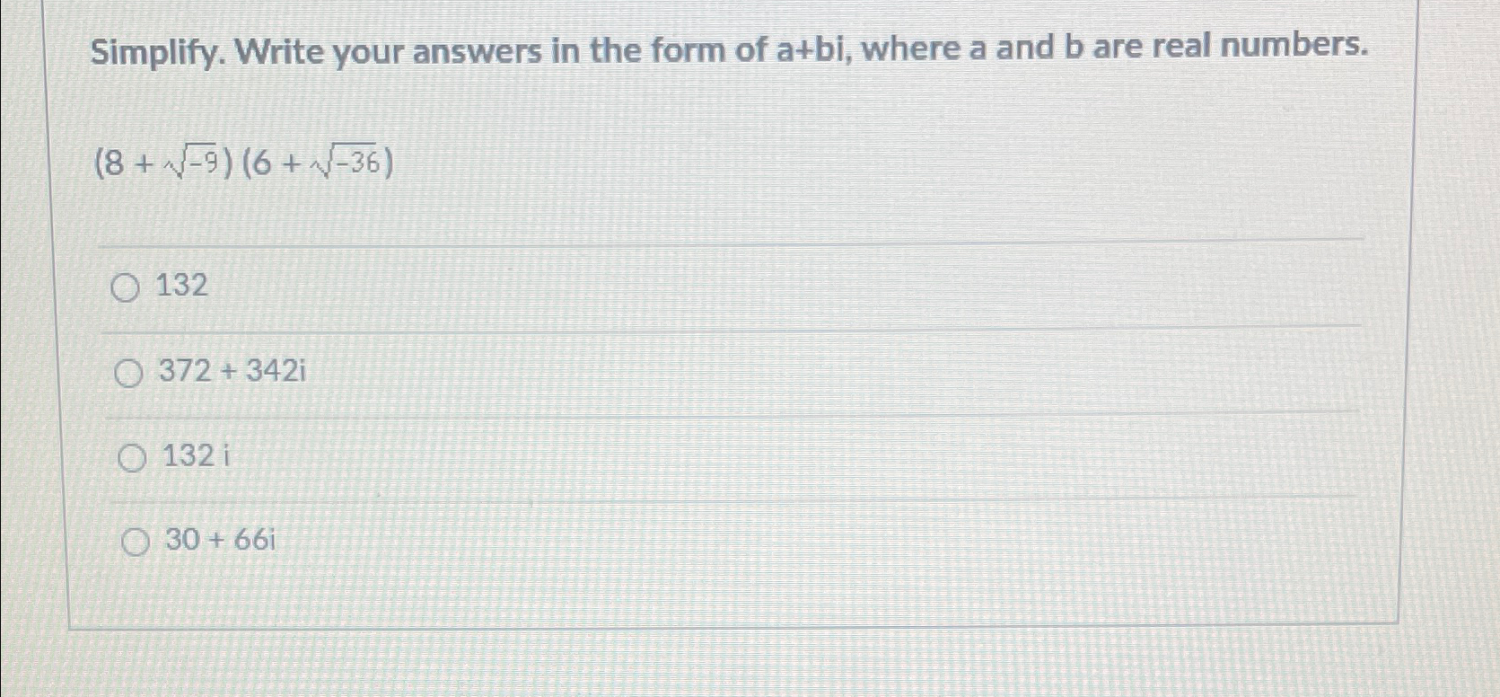 Solved Simplify. Write your answers in the form of a+bi, | Chegg.com