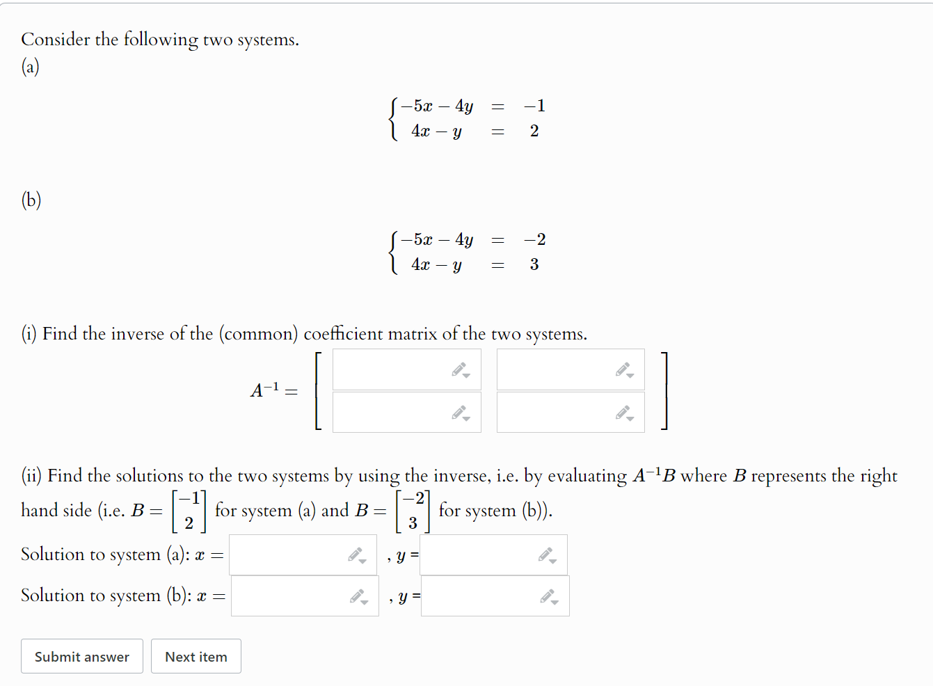 Solved Consider the following two | Chegg.com