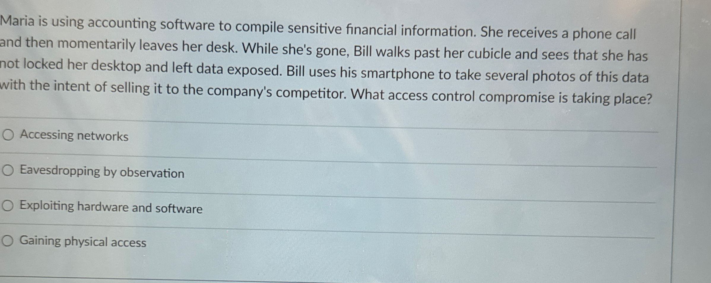 Solved Maria is using accounting software to compile | Chegg.com